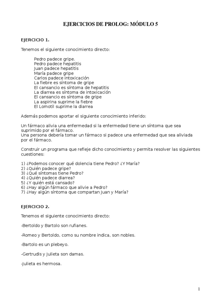 Ejercicios Prolog | PDF | Mamíferos | Aves