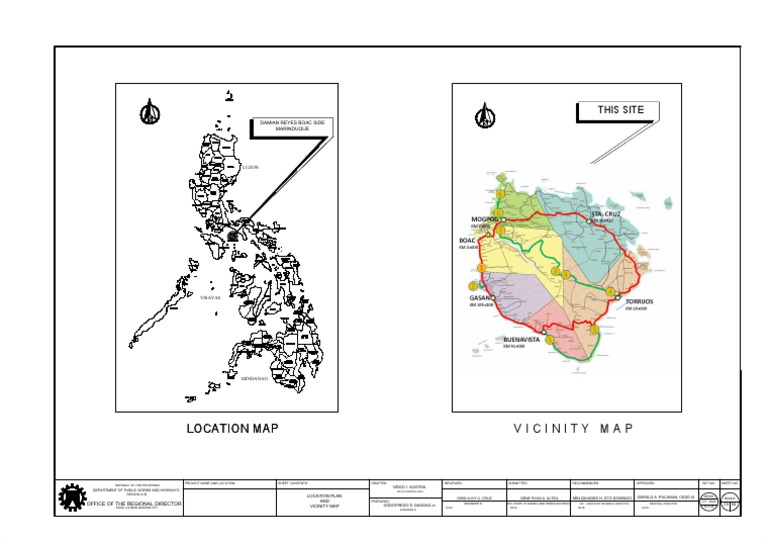 Vicinity Map Location Map Location Map: This Site | PDF | Philippines