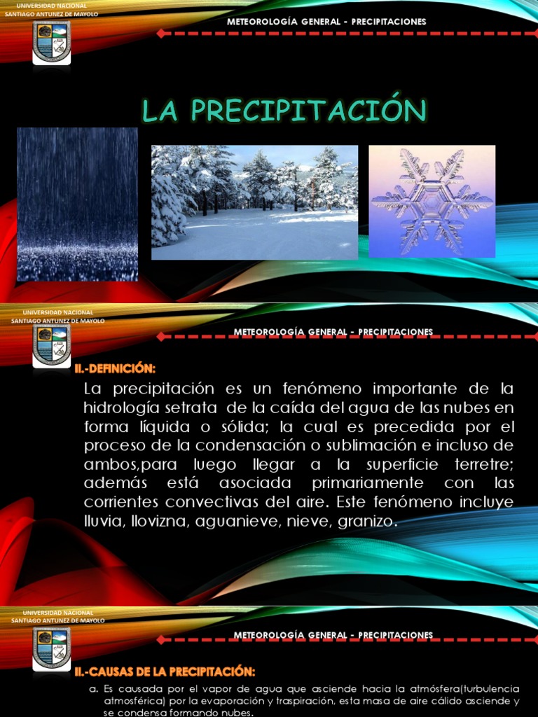 Precipitacion 1 | PDF | Precipitación | Lluvia
