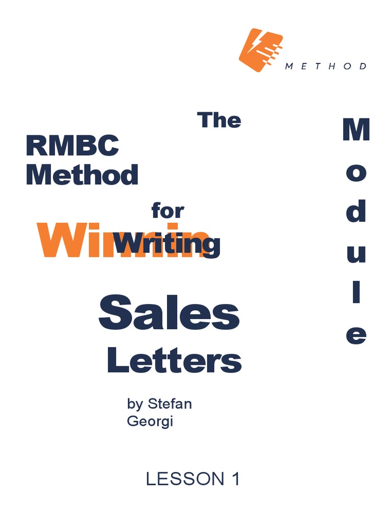 The RMBC Method for Winning Sales Letters | PDF | Cognition | Cognitive ...