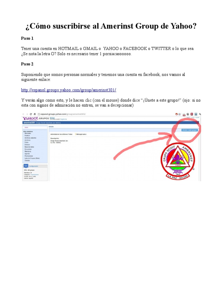Guía para unirse a Amerinst Group | PDF