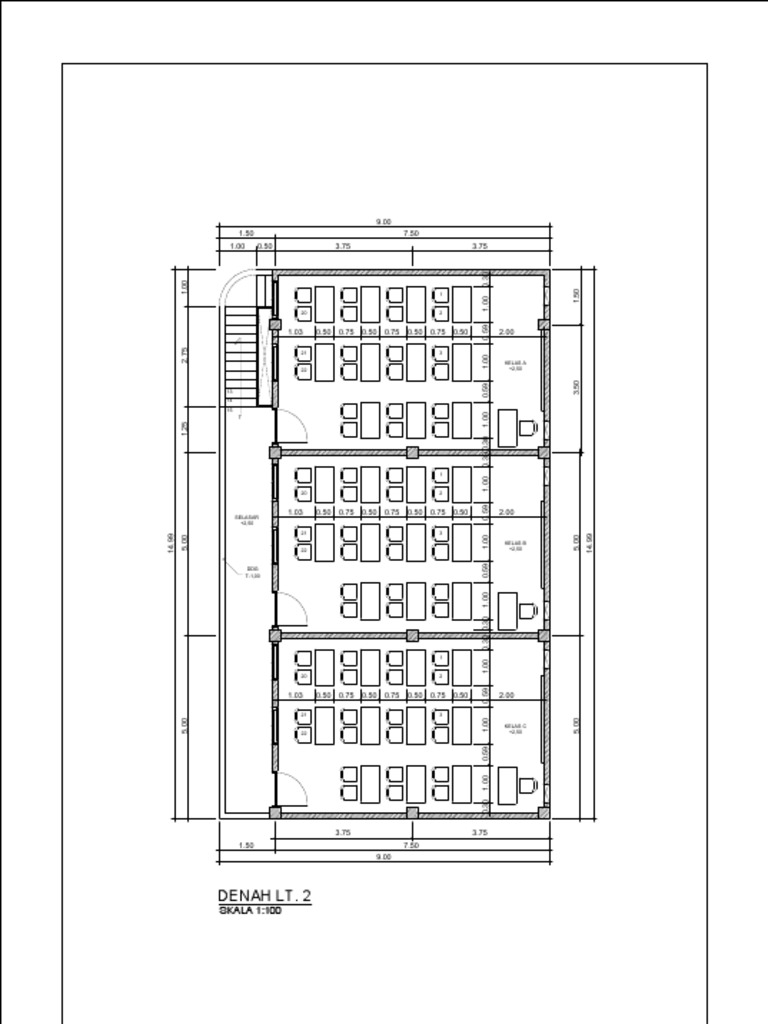 Desain Sekolah 2 Layout | PDF