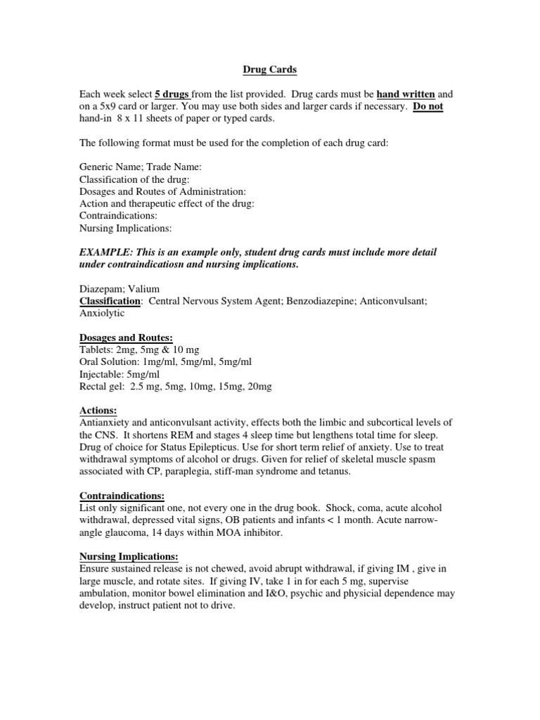 Drug Cards (PDF Library) | PDF | Drugs | Pharmacology