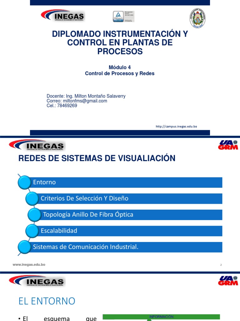 S2b-Redes de Sistema de Visualizacion y Comunicaciones | PDF | Scada | Informática
