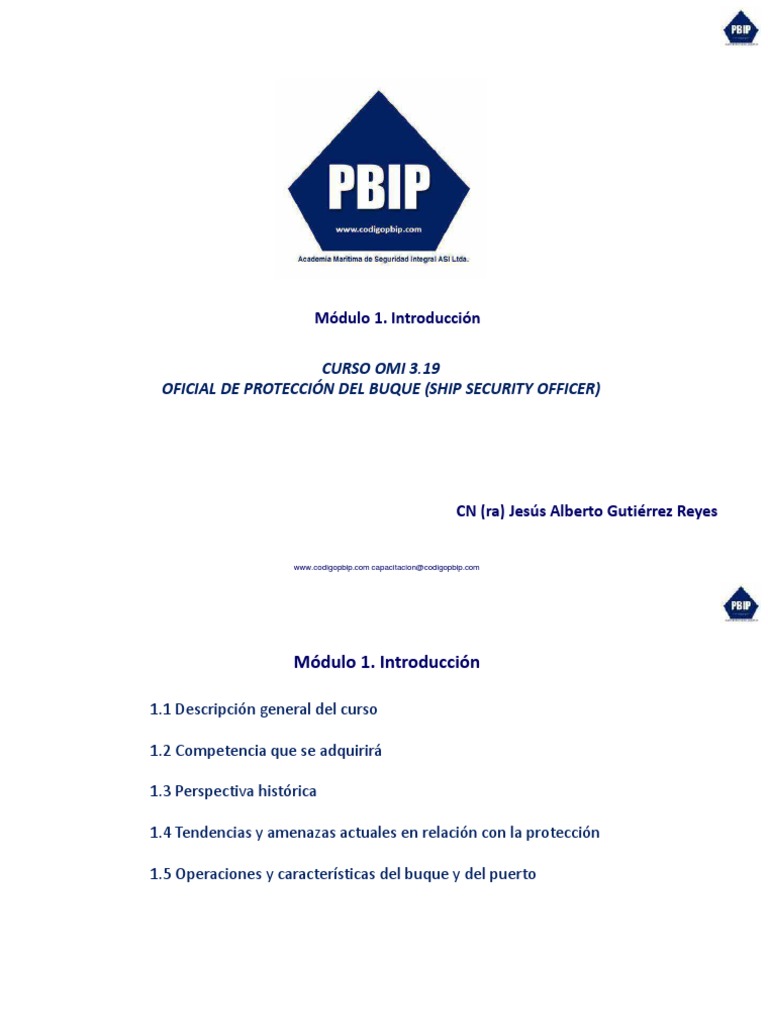 Cartilla Alumno Curso OMI 3.19 OPB | PDF | Naciones Unidas | Relaciones ...