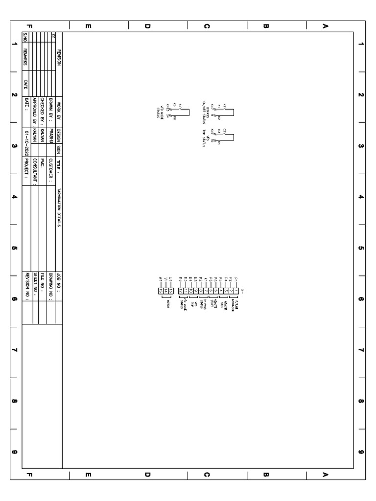 Termination Drawing | PDF