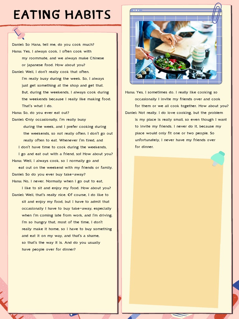 2-05 - Eating Habits | PDF | Food And Drink | Foods