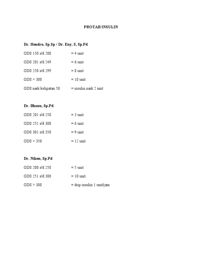 Protab Insulin | PDF | Cooking, Food & Wine | Wellness