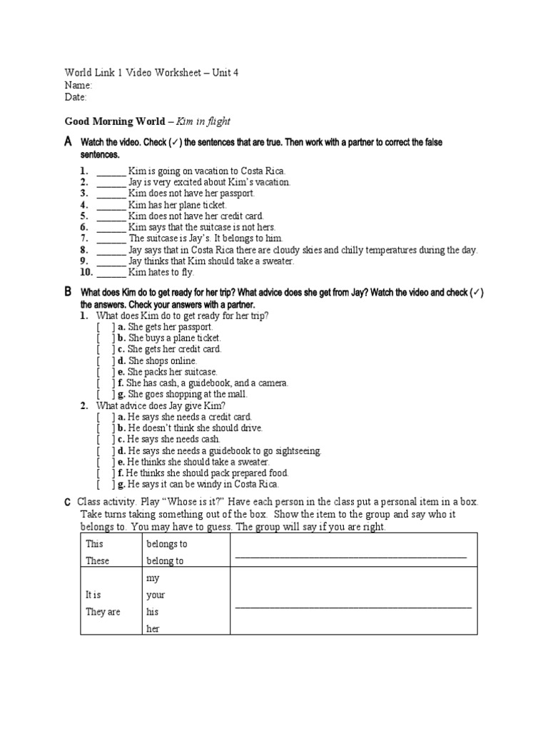 Wl3e Level01 U04 GW Video Worksheet | PDF