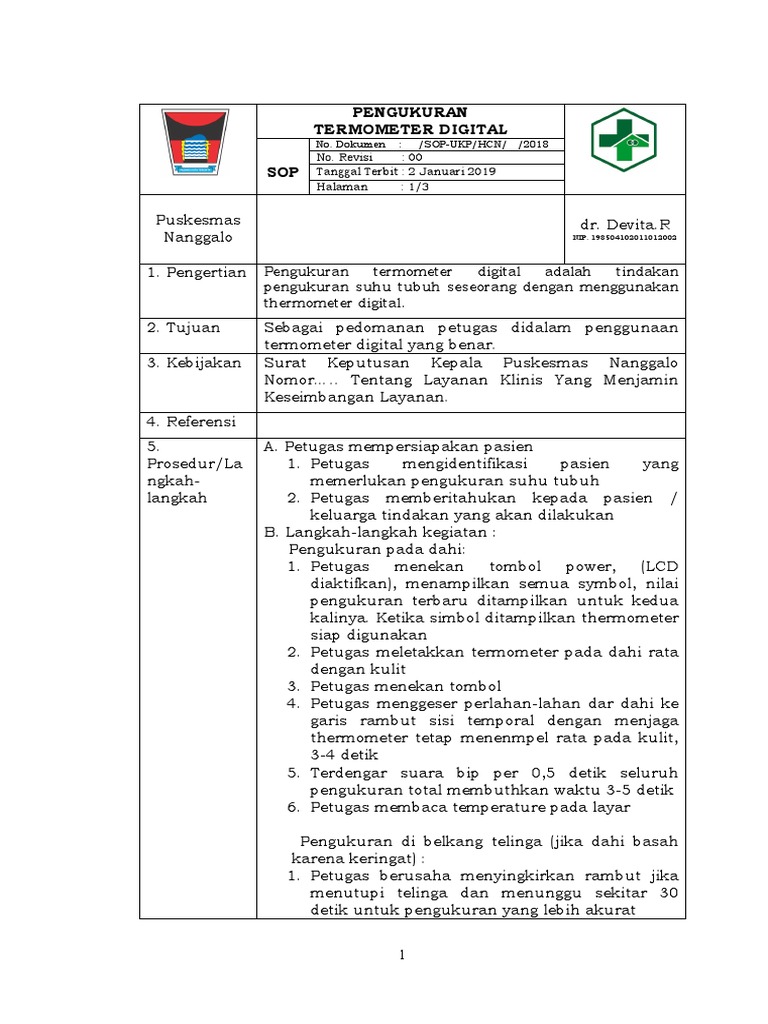 Master Sop Edit Baru | PDF