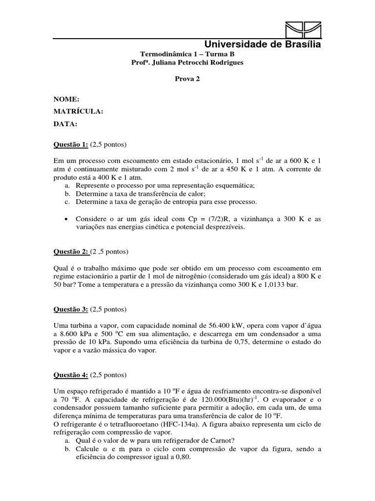 Prova 2 | PDF