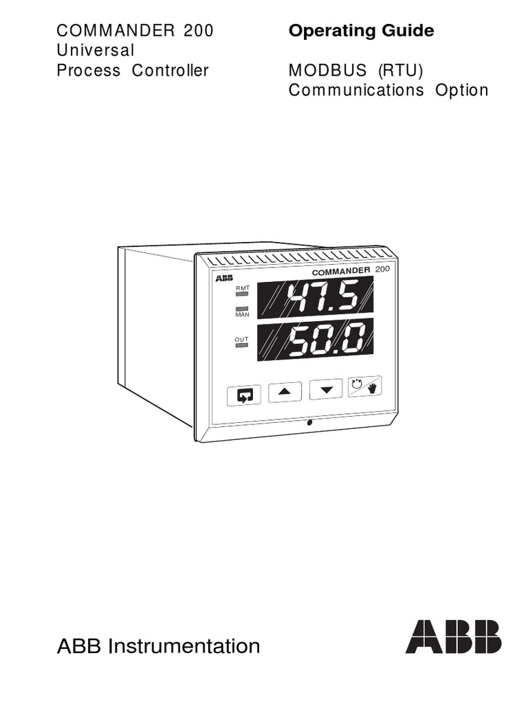 ABB - Controller Comander 200 Operating Guide | PDF | Subroutine ...