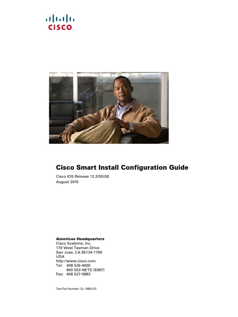 Cisco Smart Install Configuration Guide | PDF | Computer Network | Ip ... Cisco Smart Install Configuration Guide | PDF | Computer Network | Ip ...