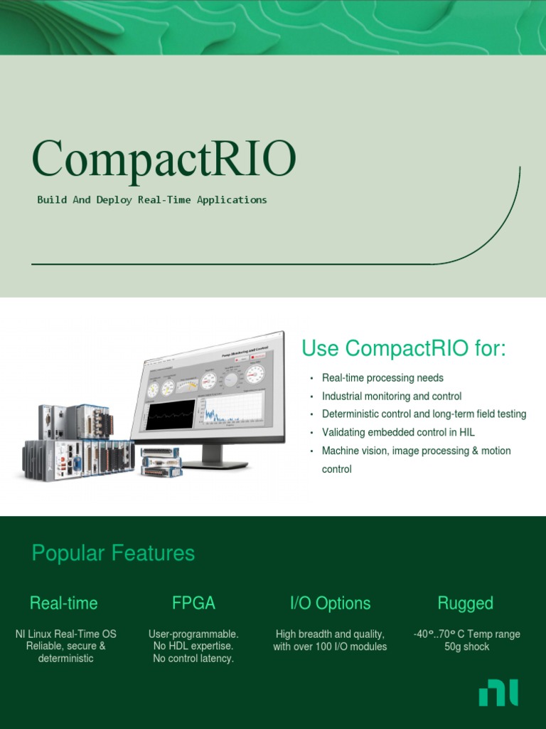 compactRIO Flyer | PDF | Field Programmable Gate Array | Computer Science