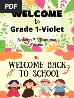 Welcome Back To School Tarp | PDF