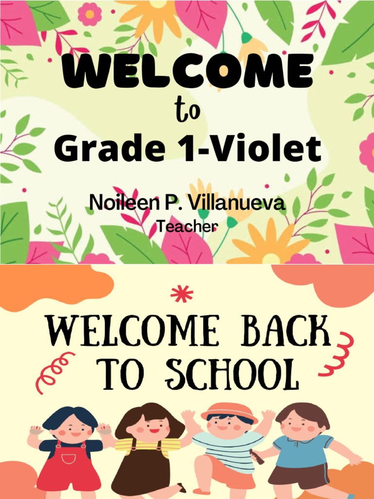 Tarpapel Welcome Back To School | PDF