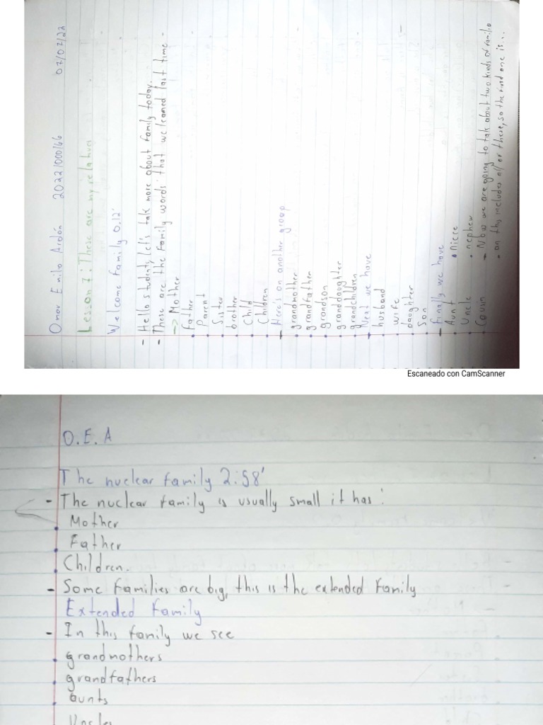 Toma de Notas Ingles 1 | PDF