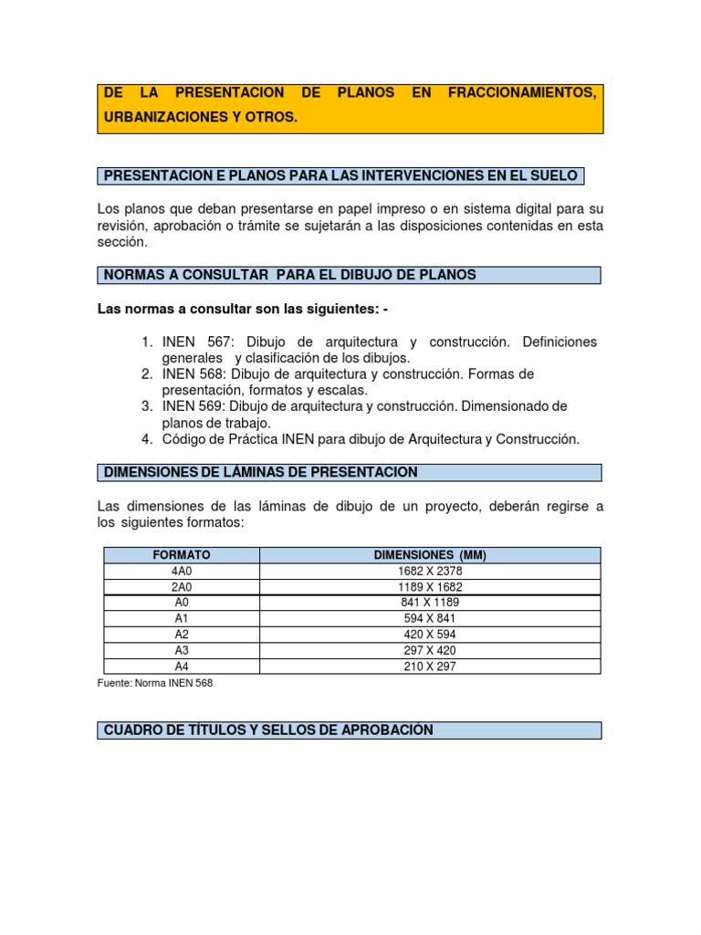 0.1. - de Las Presentacion de Planos | PDF