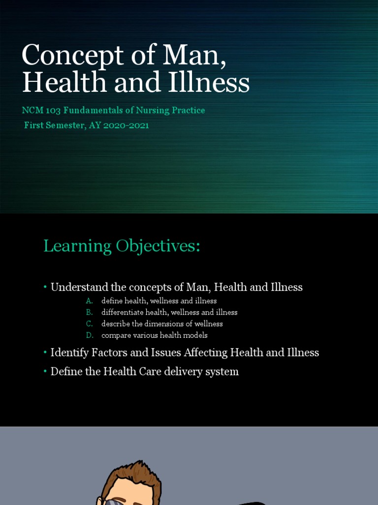 1 - Concept of Man, Health and Illness | PDF | Nursing | Cognition