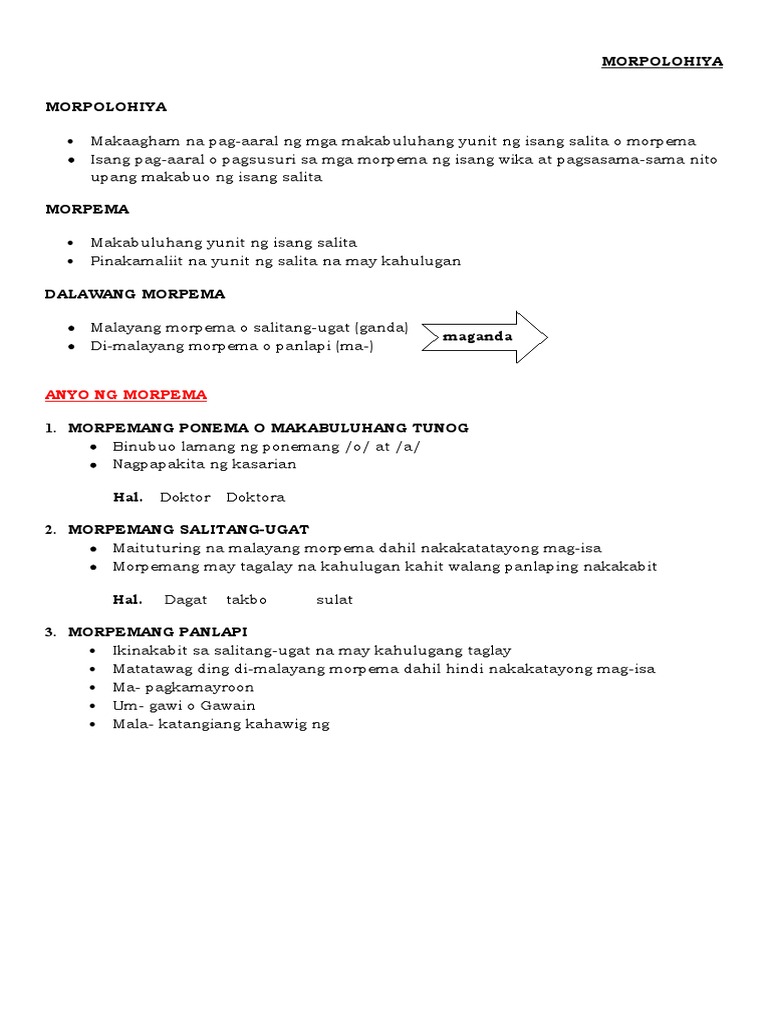 5 Morpolohiya Pdf