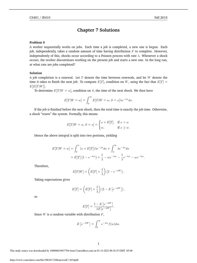Chapter 7 Solutions: Problem 9 | PDF | Speed | Equations