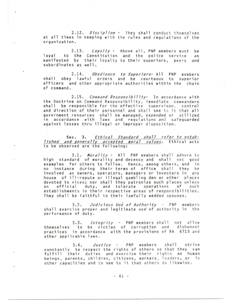 1993 Police Manual Rule Iv-Vi | PDF