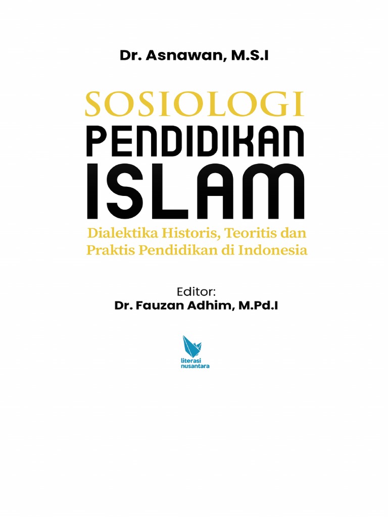 Sosiologi Pendidikan Islam | PDF