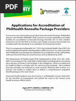 Advisory: Clarification On Konsulta Providers and Its Implementation ...