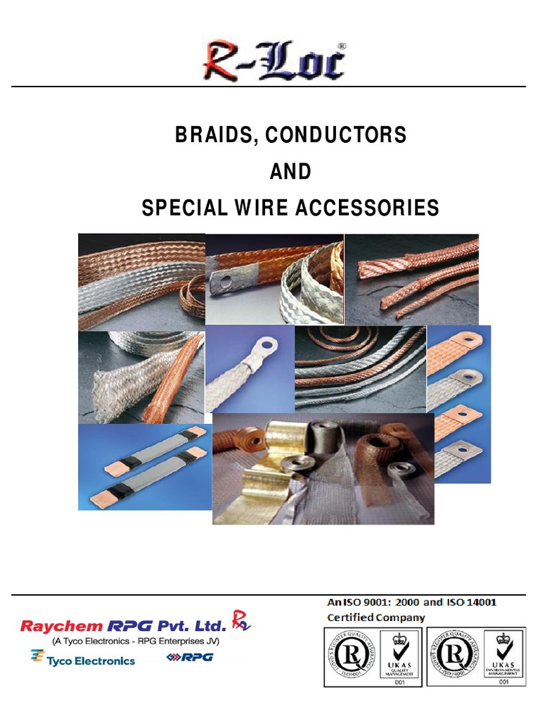 Raychem RPG Copper Mesh & Braids | PDF | Wire | Electricity
