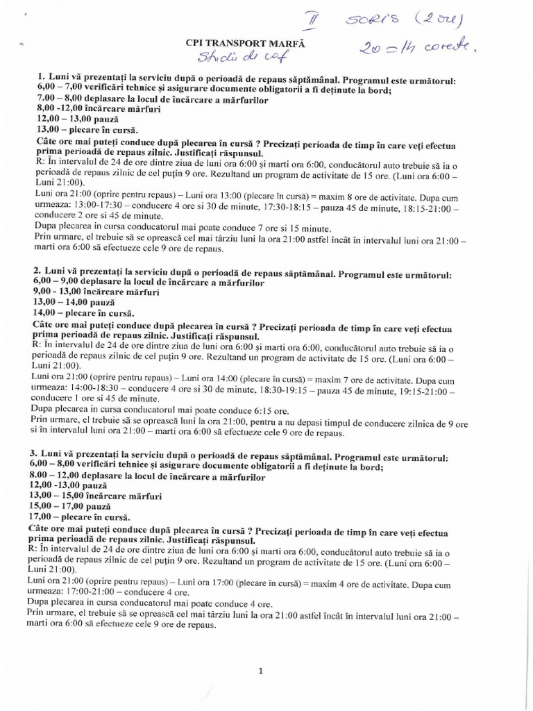 CPI Transport Marfa | PDF