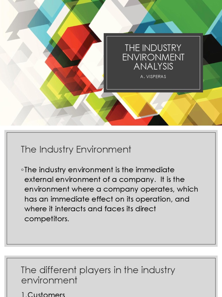 PPT4 The Industry Environment Analysis | PDF | Profit (Economics ...