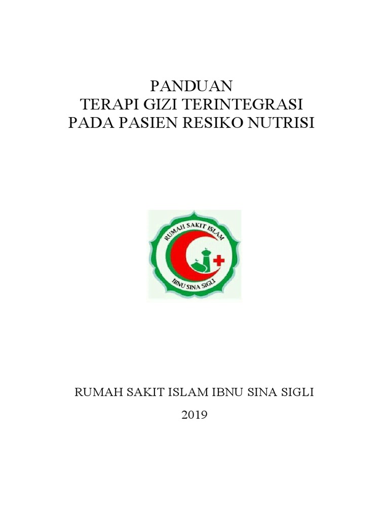 EP1 Pedoman Terapi Gizi Terintegrasi Pada Pasien Resiko Nutrisi | PDF