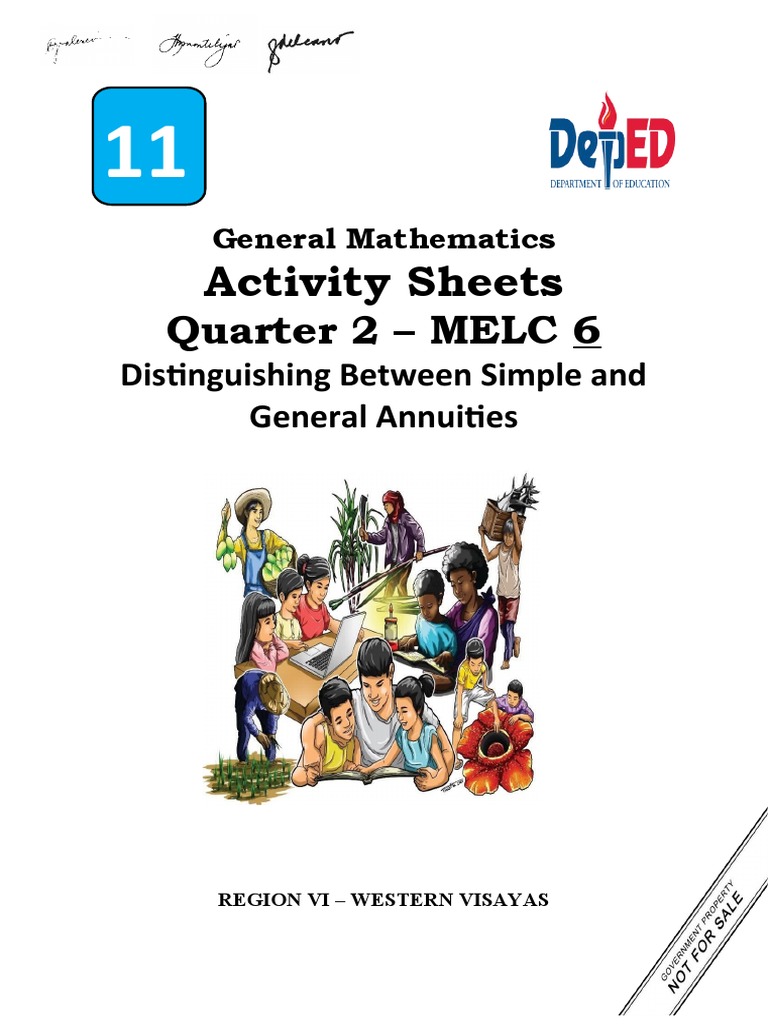 Activity Sheets: Quarter 2 - MELC 6 | PDF | Learning | Interest