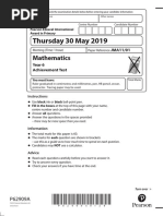 Pearson Year 6 Question Paper For Term End | PDF | Pie Chart | Mathematics