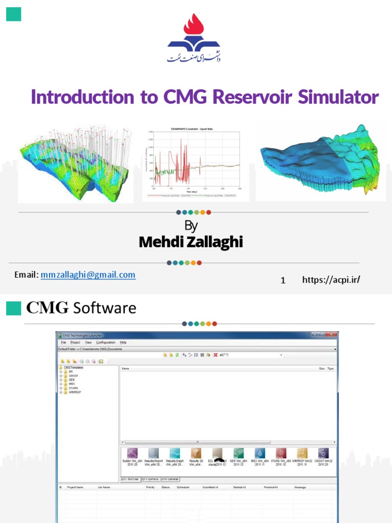 Introduction To CMG Reservoir Simulator | PDF | Petroleum Reservoir | Enhanced Oil Recovery