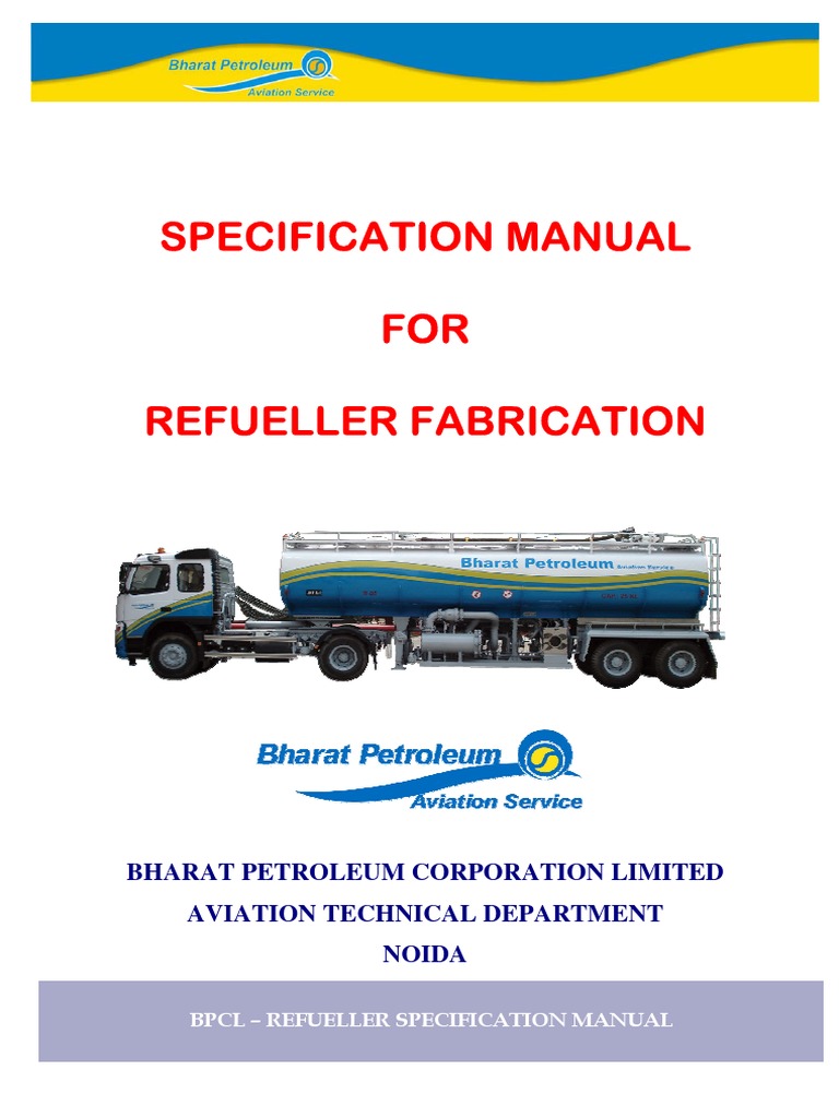 Refueller Fabrication Manual | PDF | Truck | Door