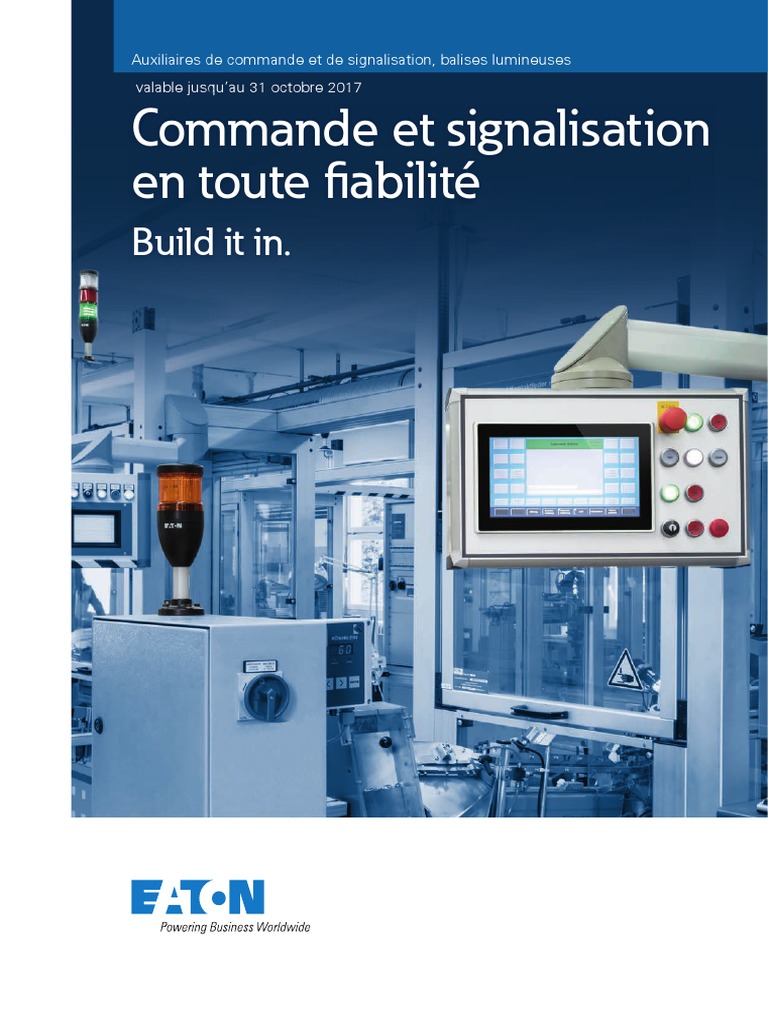 Catalogue Eaton RMQ Commande Et Signalisation | PDF | Interrupteur | Application