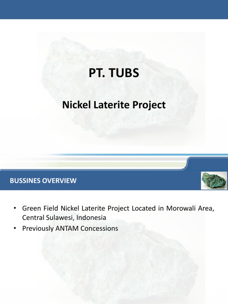 Tubs Project Overview | PDF | Earth Sciences | Mining