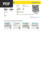 Cebu Pac Boarding Pass | PDF | Aviation | Transport
