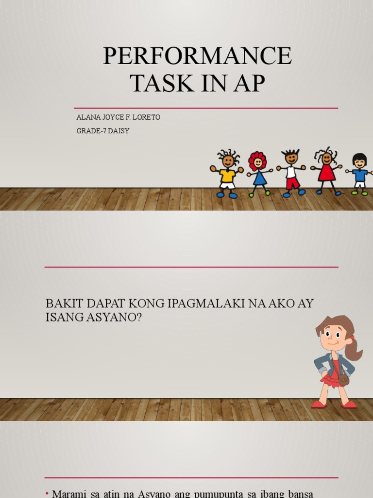 Performace Task in AP | PDF