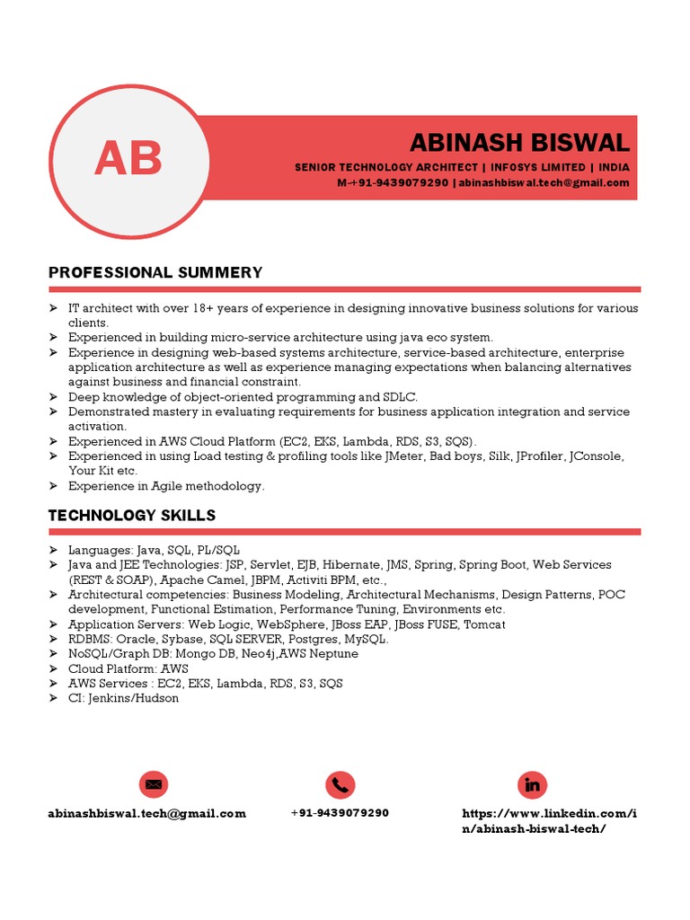 Abinash Biswal: Professional Summery | PDF | Software Quality | Business Process Management