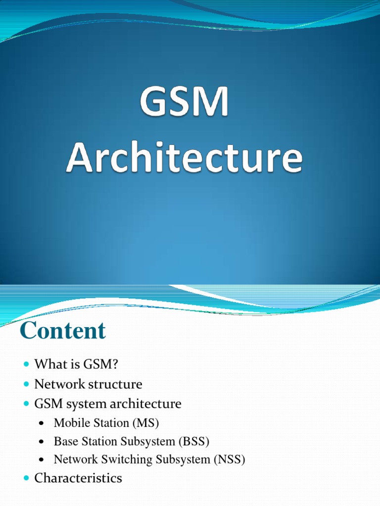 GSM 130921051638 Phpapp01 | PDF | Computer Networking | Telecommunications