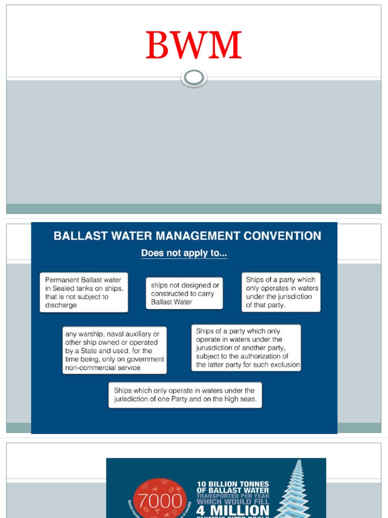 Ballast Water Management Overview | PDF