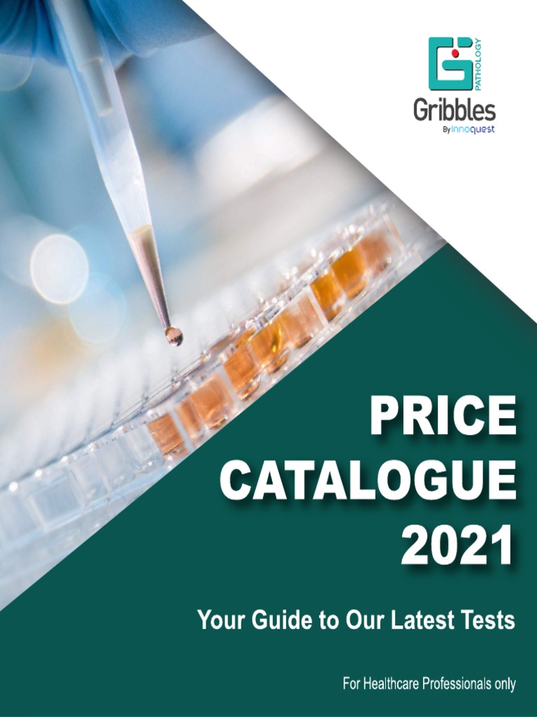 Gribbles Price Catalogue 2021 (v2) | PDF | Cytopathology | Medical ...