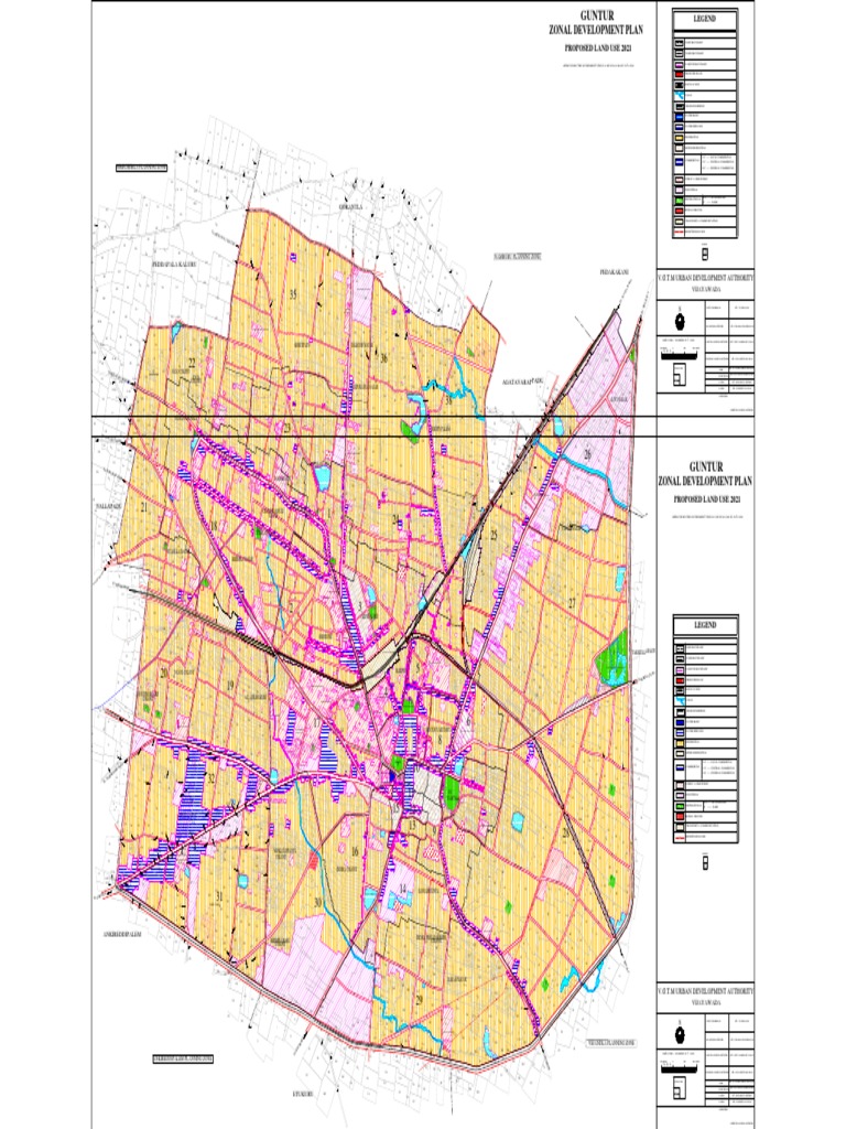 Guntur Proposed Landuse Map | PDF