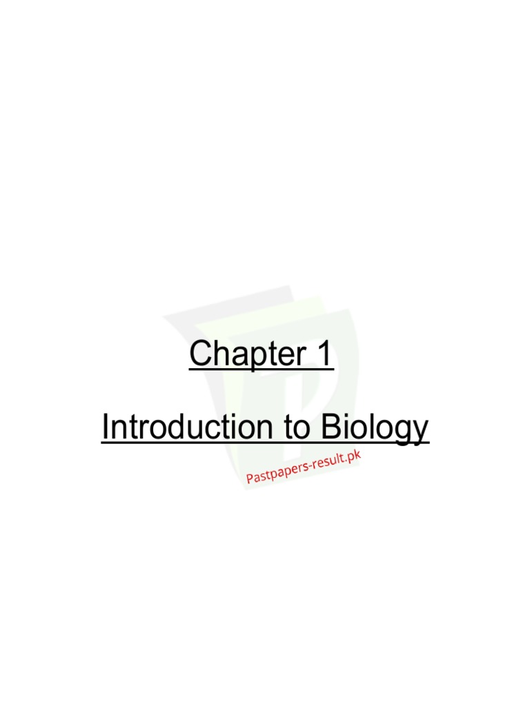 Class 9 Notes For Unit-1 Introduction To Biology Terminology | PDF ...