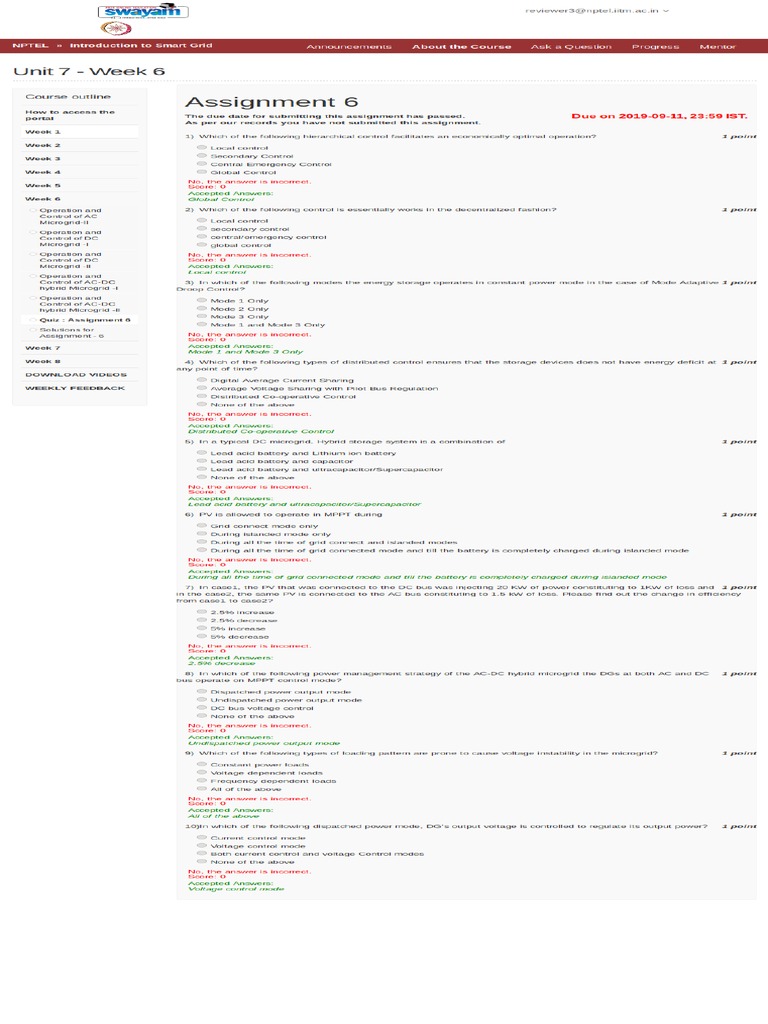 Noc19 Ee64 Assignment Week 6 | PDF