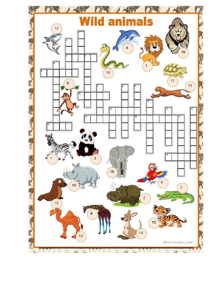 Wild Animal Activities | PDF