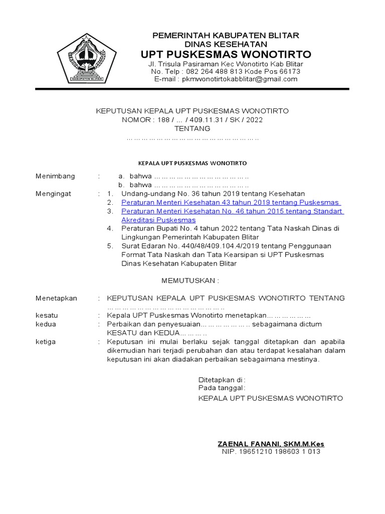 Format SK 2022 | PDF