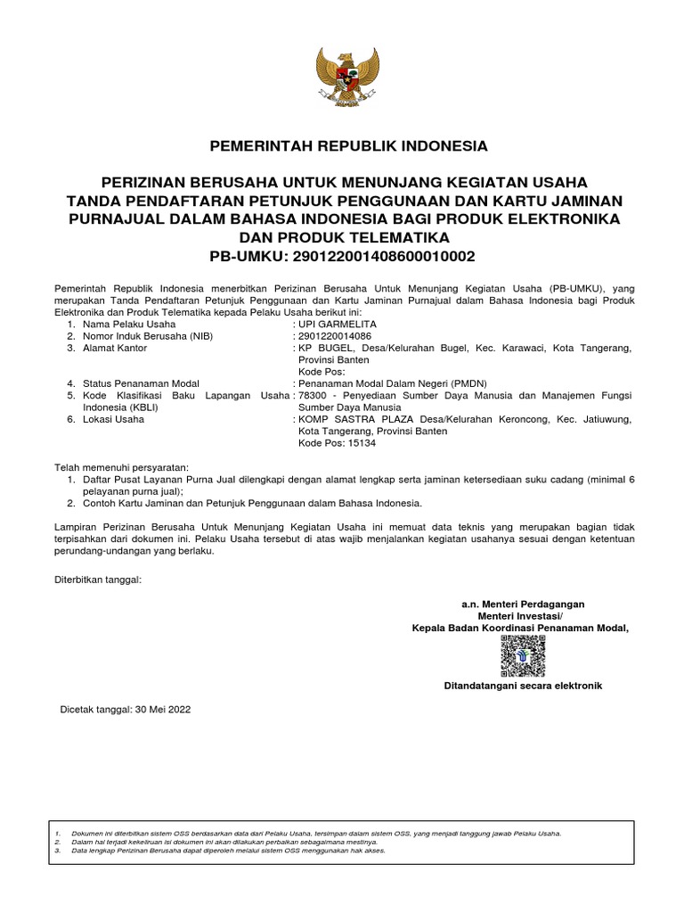 BKPM | PDF